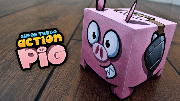 Super Turbo Action Pig - Fully Illustrated