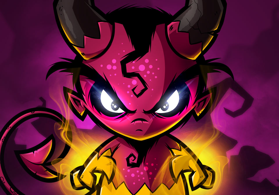 Bringing an old 2D character concept to life - Fully Illustrated