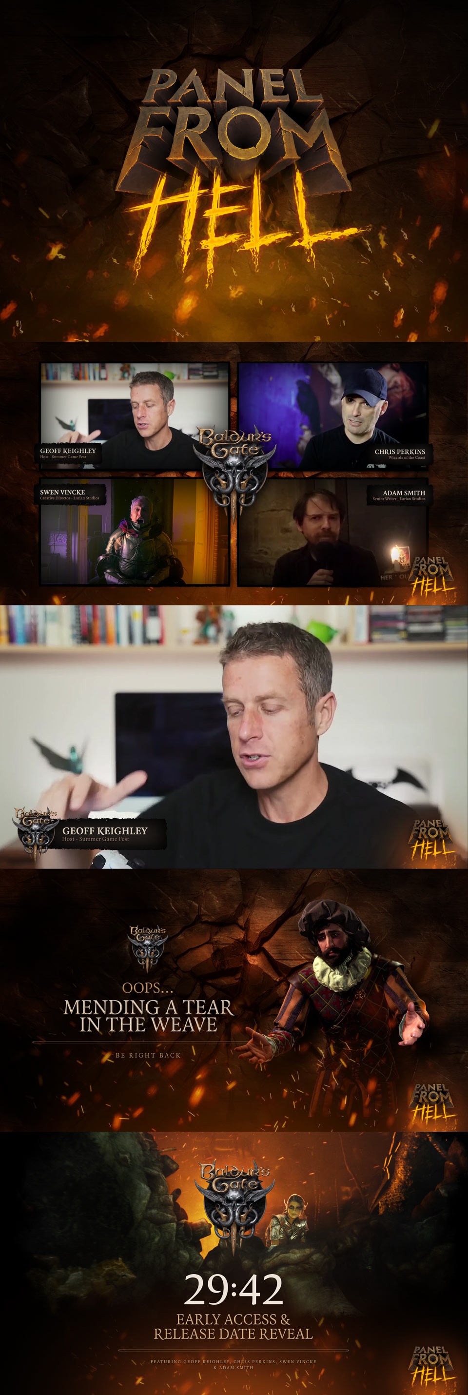 Baldur's Gate 3 - Panel From Hell Branding & Streaming Package