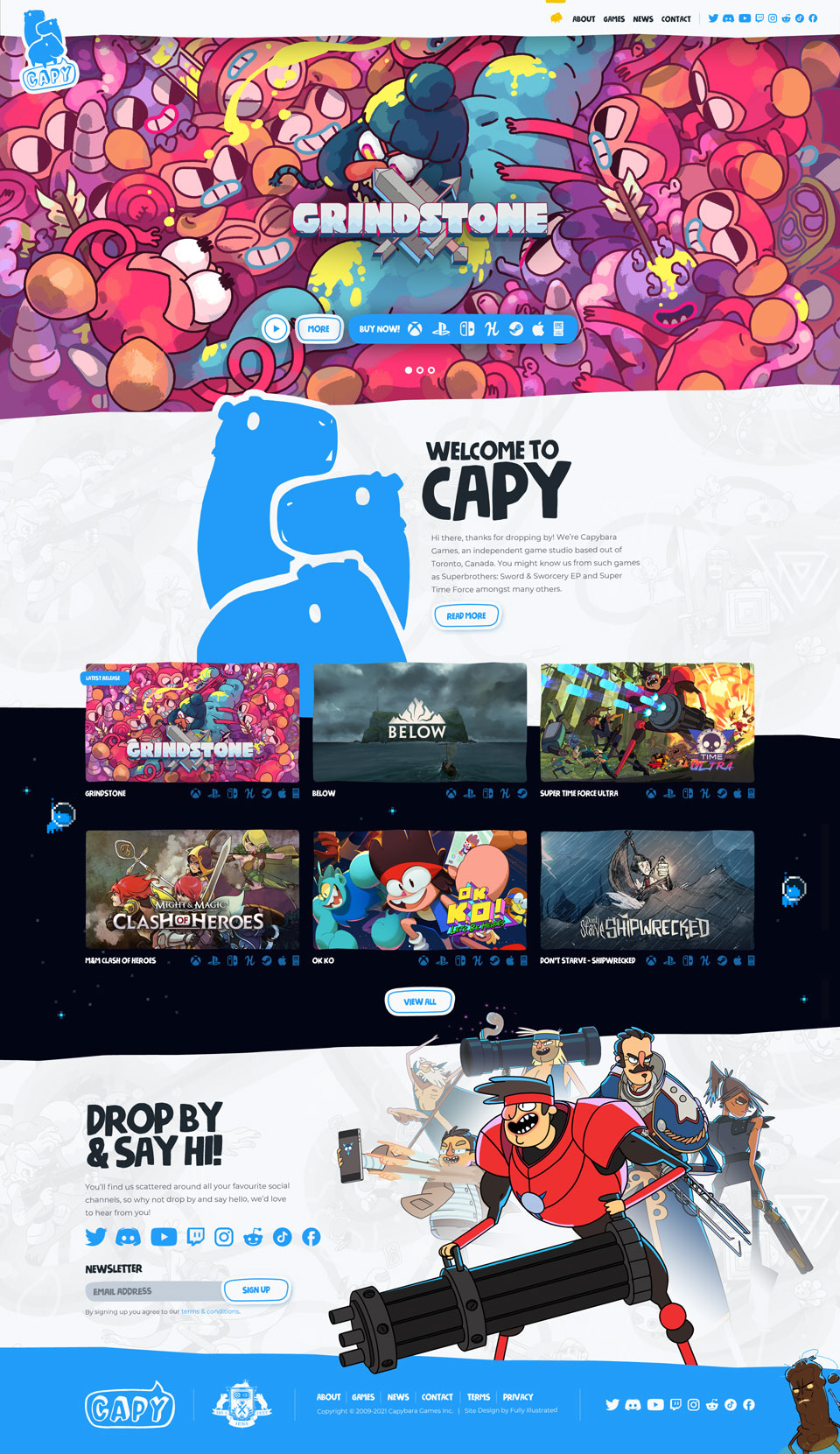 Capybara Games - Fully Illustrated